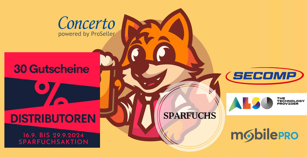 Neue Distributoren Sparfuchs-Superangebote - Concertopro